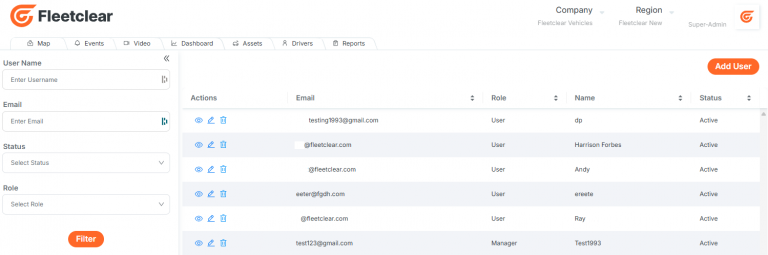 Signing in and getting set up on Fleetclear – Fleet Clear Help